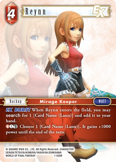 Reynn (1-028) | Final Fantasy Card Game Wikia | Fandom