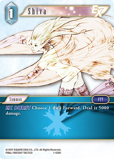Shiva (1-039) | Final Fantasy Card Game Wikia | Fandom