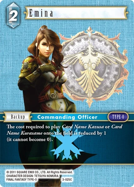 Emina (3-025) | Final Fantasy Card Game Wikia | Fandom