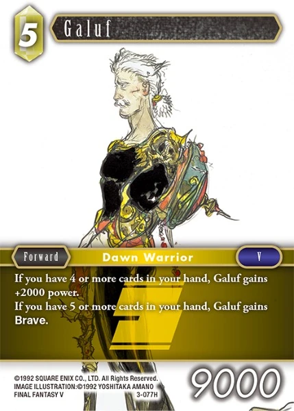Galuf (3-077) | Final Fantasy Card Game Wikia | Fandom