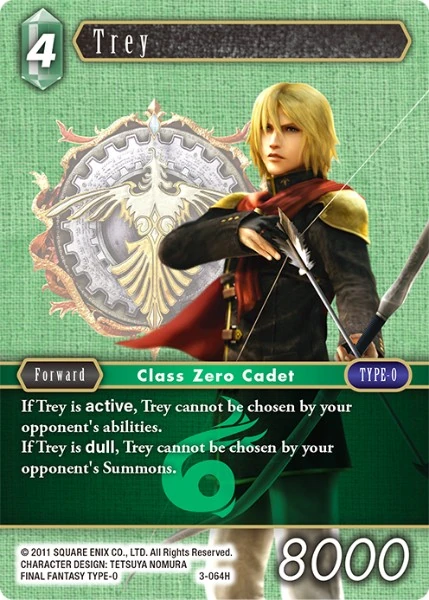 Trey (3-064) | Final Fantasy Card Game Wikia | Fandom