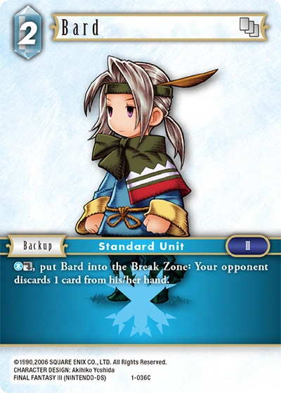 Bard | Final Fantasy Card Game Wikia | Fandom