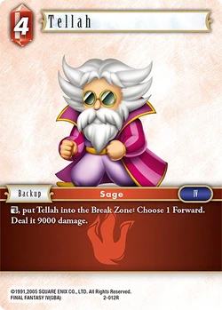 Tellah (2-012) | Final Fantasy Card Game Wikia | Fandom