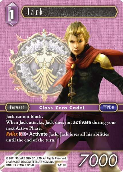Jack (3-111) | Final Fantasy Card Game Wikia | Fandom
