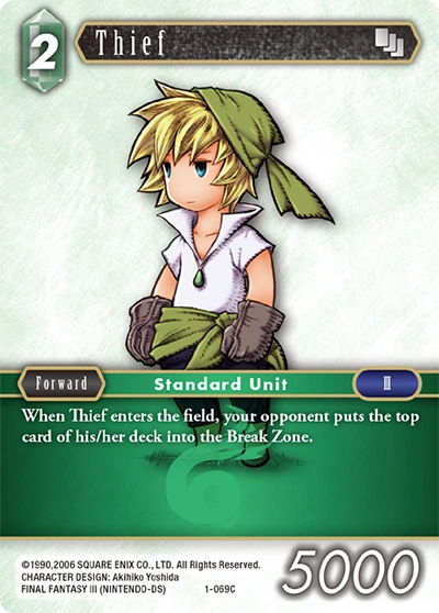Thief (1-069) | Final Fantasy Card Game Wikia | Fandom