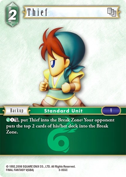 Thief (3-055) | Final Fantasy Card Game Wikia | Fandom