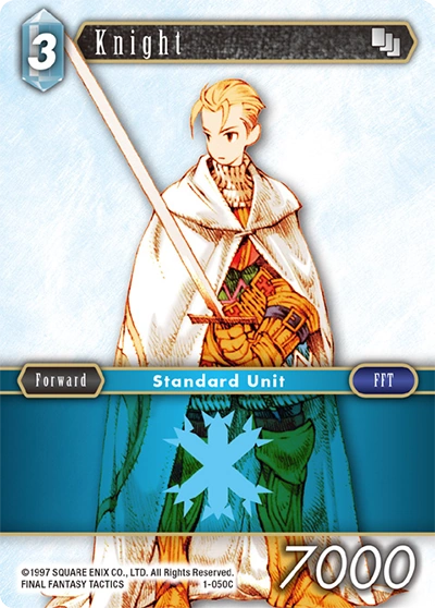 Knight (1-050) | Final Fantasy Card Game Wikia | Fandom