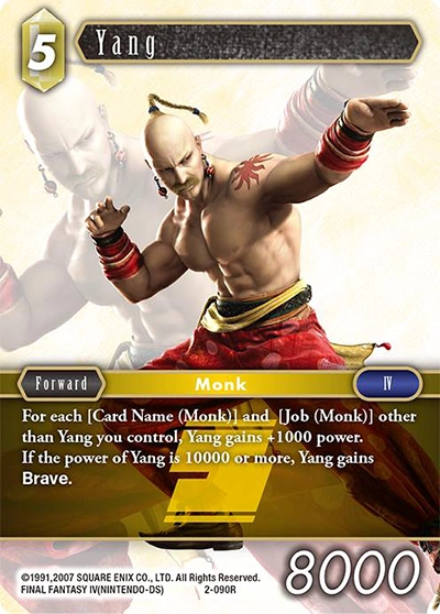 Yang (2-090) | Final Fantasy Card Game Wikia | Fandom