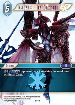 Mateus, the Corrupt (2-044) | Final Fantasy Card Game Wikia | Fandom