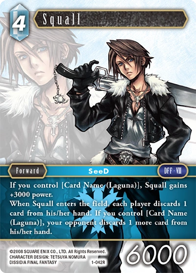 Squall (1-042) | Final Fantasy Card Game Wikia | Fandom