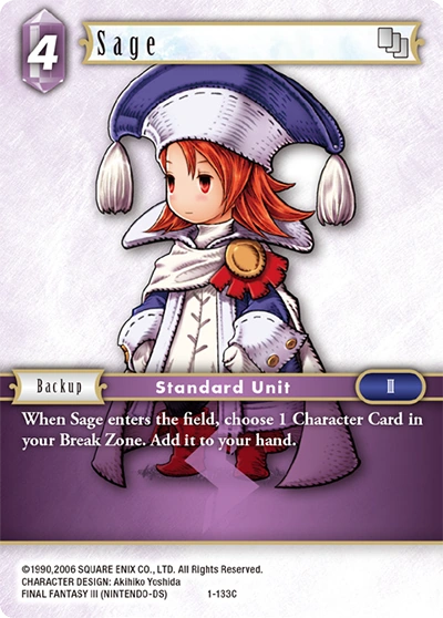 Sage | Final Fantasy Card Game Wikia | Fandom