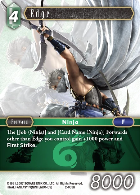 Edge (2-053) | Final Fantasy Card Game Wikia | Fandom