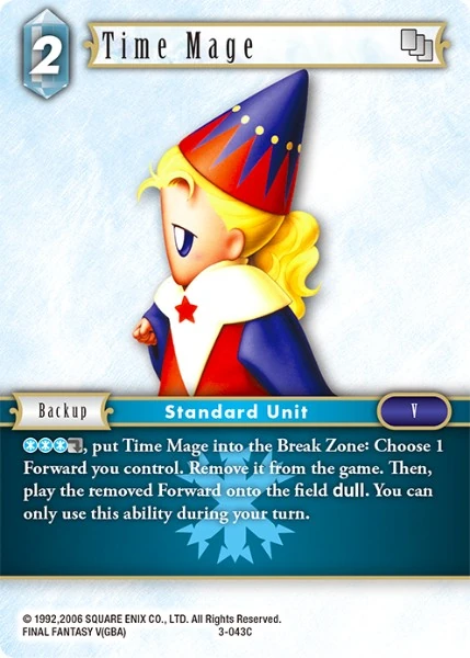 Time Mage (3-043) | Final Fantasy Card Game Wikia | Fandom