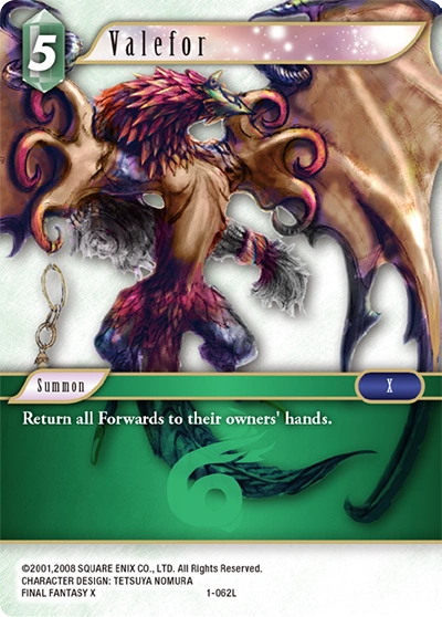 Valefor (1-062) | Final Fantasy Card Game Wikia | Fandom