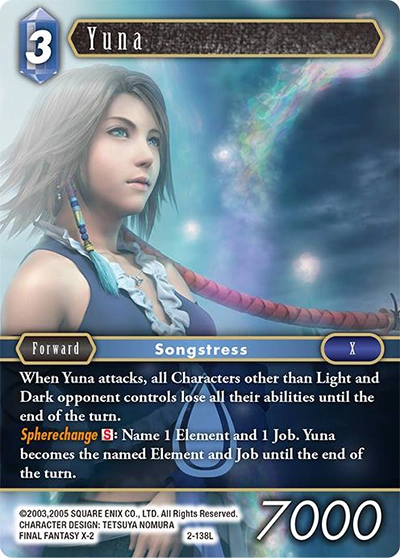 Yuna (2-138) | Final Fantasy Card Game Wikia | Fandom