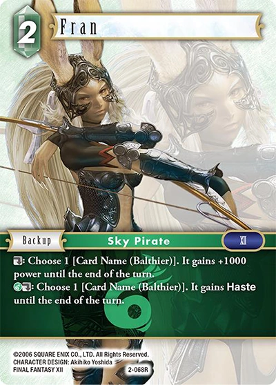 Fran (2-068) | Final Fantasy Card Game Wikia | Fandom