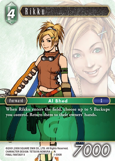 Rikku (1-090) | Final Fantasy Card Game Wikia | Fandom