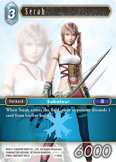 Serah (1-195) | Final Fantasy Card Game Wikia | Fandom