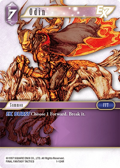 Odin (1-124) | Final Fantasy Card Game Wikia | Fandom