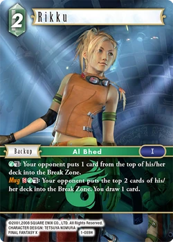 Rikku (1-089) | Final Fantasy Card Game Wikia | Fandom