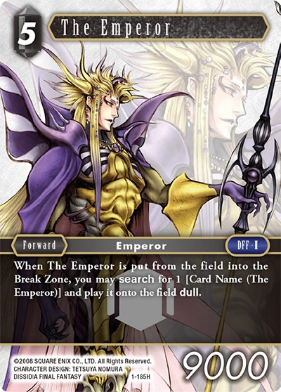 The Emperor (1-185) | Final Fantasy Card Game Wikia | Fandom