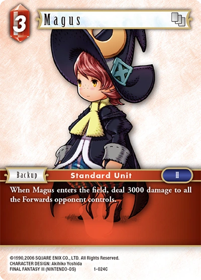 Magus (1-024) | Final Fantasy Card Game Wikia | Fandom