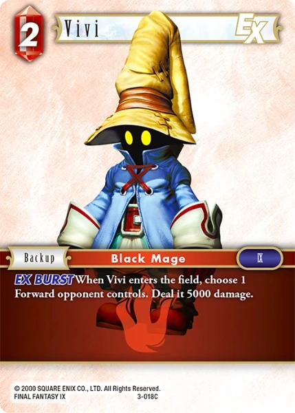 Vivi (3-018) | Final Fantasy Card Game Wikia | Fandom