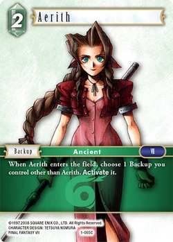 Aerith (1-065) | Final Fantasy Card Game Wikia | Fandom