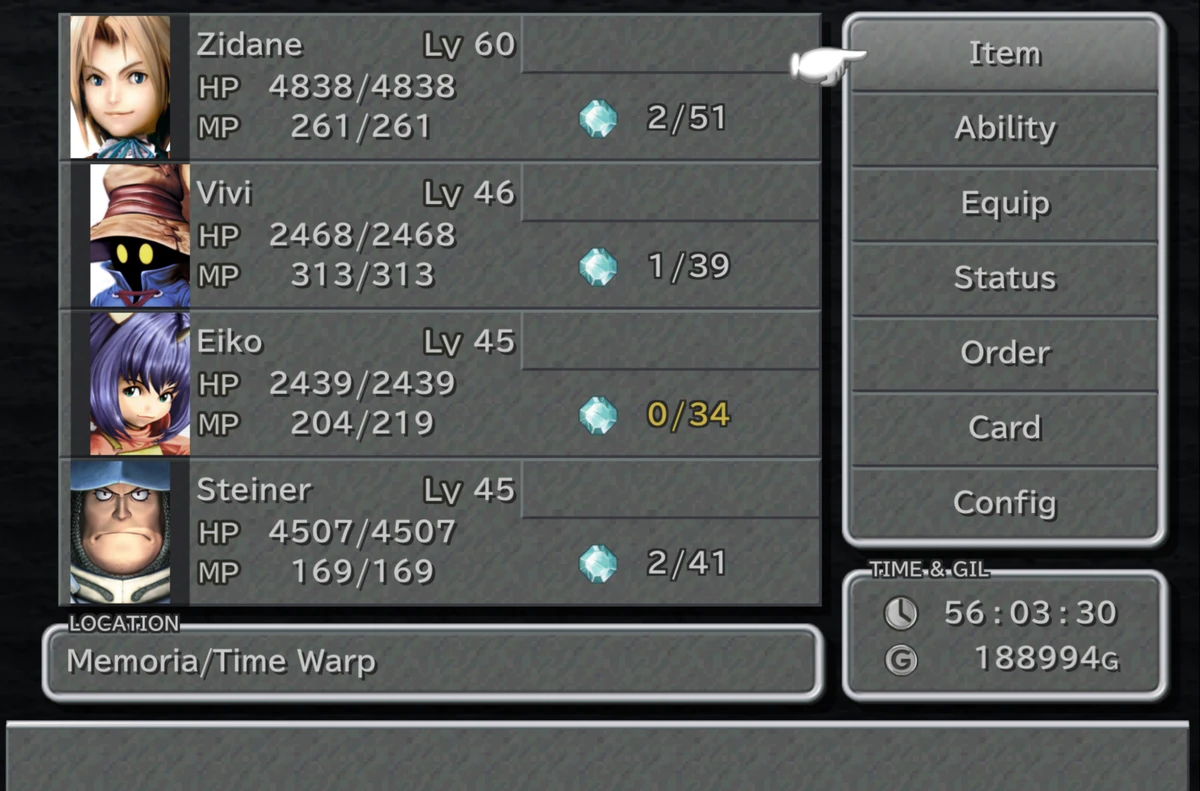 Menu (Final Fantasy IX) | Final Fantasy Wiki | Fandom