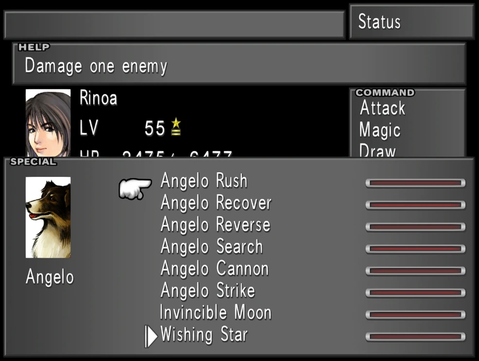 Rinoa Limit Breaks