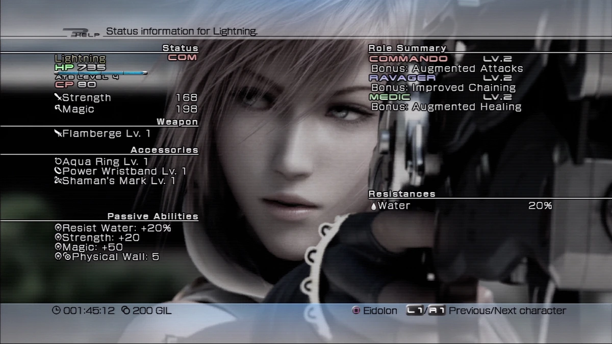 Final Fantasy XIII stats | Final Fantasy Wiki | Fandom