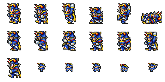 Warrior of light sprite - tapestoun