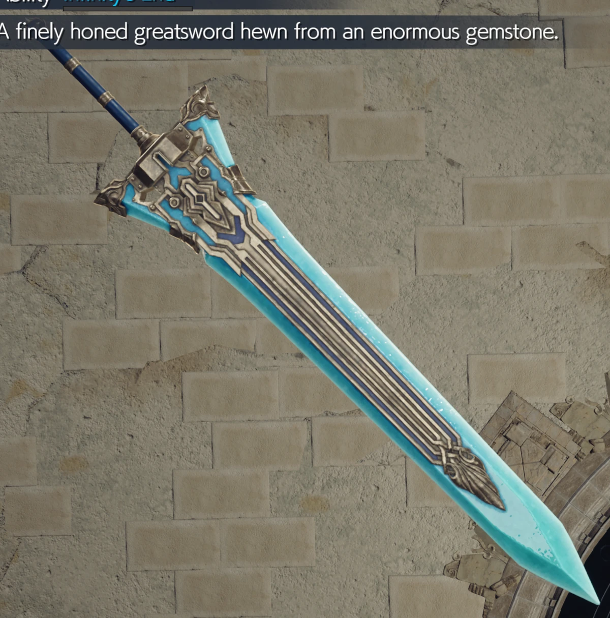 Crystal Sword (VII Rebirth) | Final Fantasy Wiki | Fandom