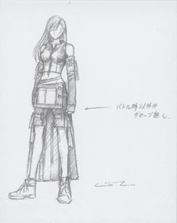 Final Fantasy Tifa Drawing
