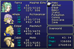 Меню (Final Fantasy VI) | Final Fantasy Wiki | Fandom