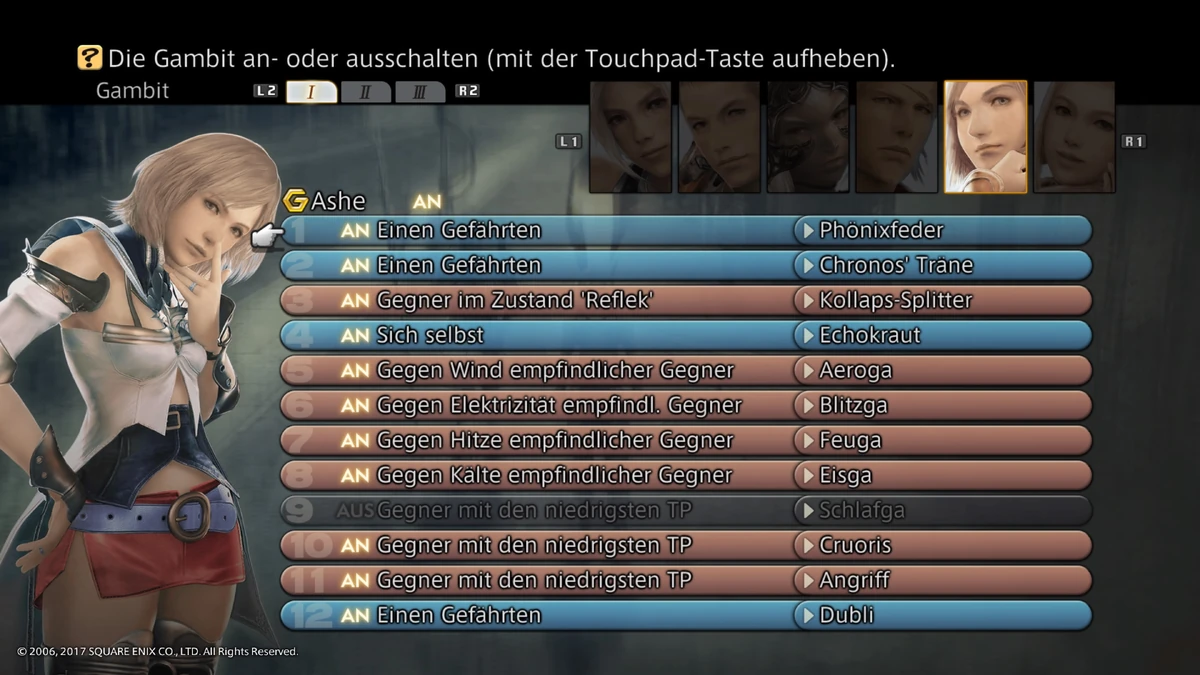 Gambit | Final Fantasy Almanach | Fandom