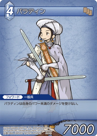Paladin | Final Fantasy Trading Card Game Wiki | Fandom