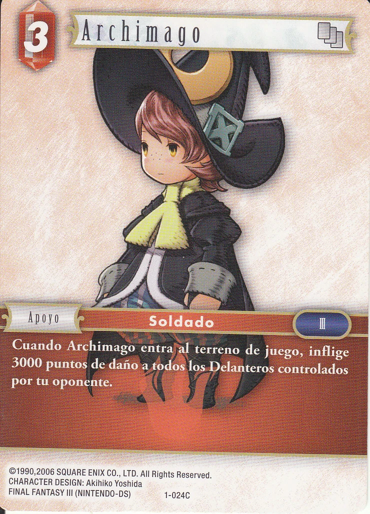 Archimago (1-024C) | Wikia Final Fantasy Trading Card Game | Fandom
