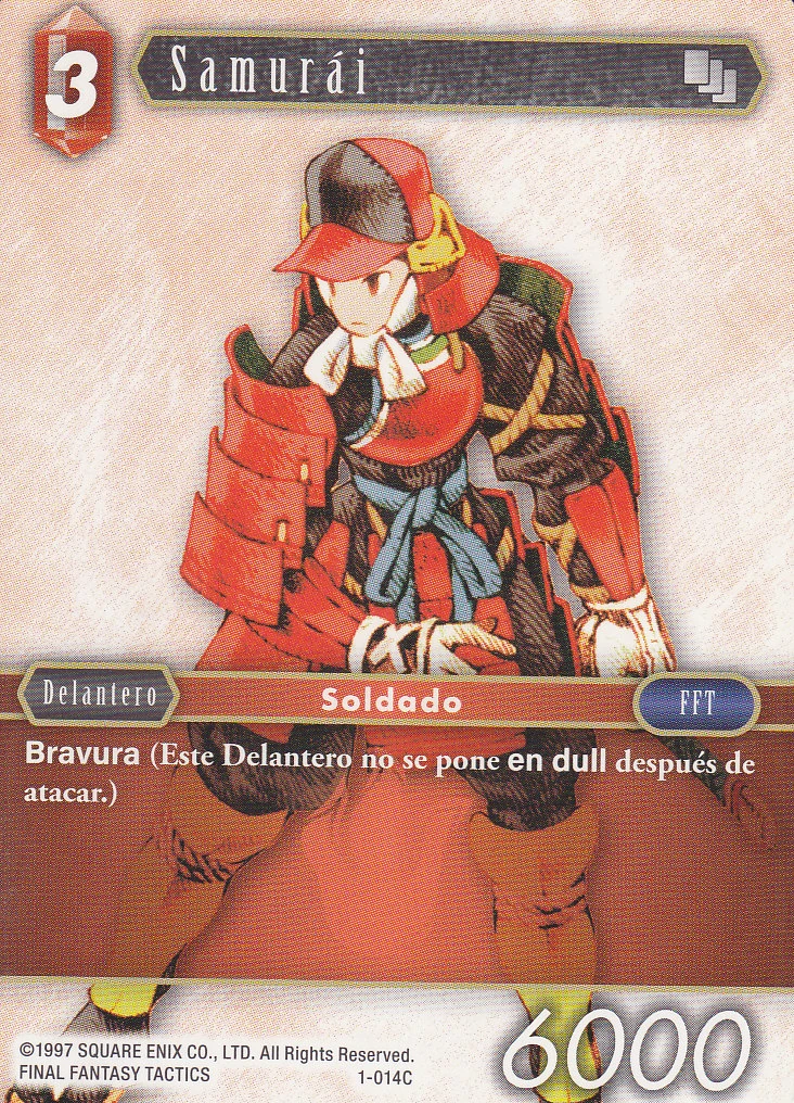 Samurai (1-014C) | Wikia Final Fantasy Trading Card Game | Fandom