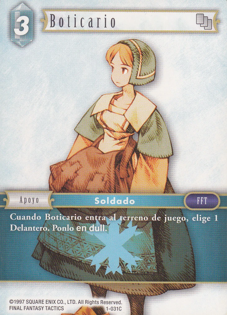 Boticario (1-031C) | Wikia Final Fantasy Trading Card Game | Fandom