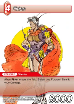 Firion (1) | Final Fantasy Trading Card Game Wiki | Fandom