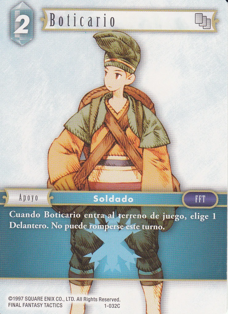 Boticario (1-032C) | Wikia Final Fantasy Trading Card Game | Fandom