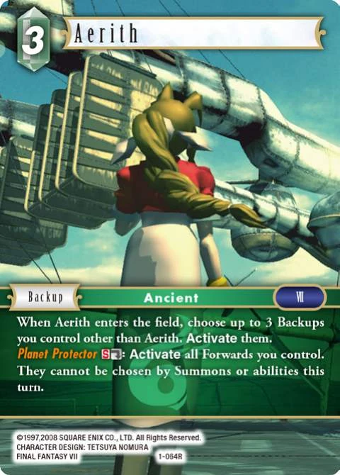 Aeris (1-064R) | Wikia Final Fantasy Trading Card Game | Fandom