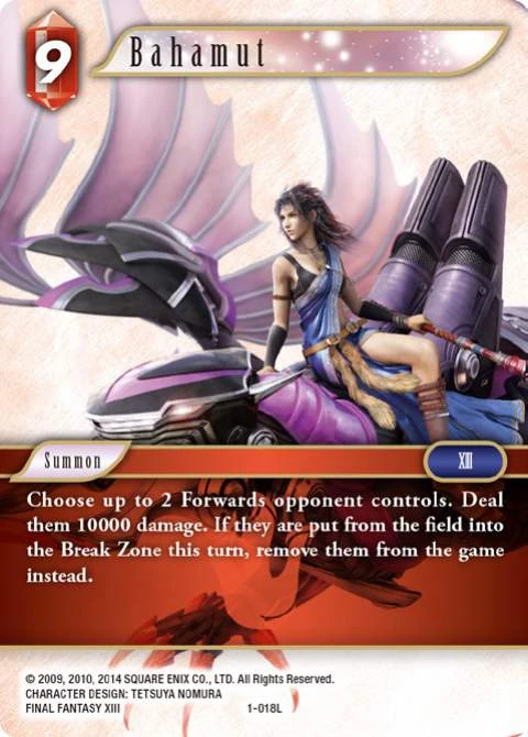 Bahamut (1-018L) | Wikia Final Fantasy Trading Card Game | Fandom
