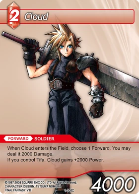 Cloud (1) | Final Fantasy Trading Card Game Wiki | Fandom