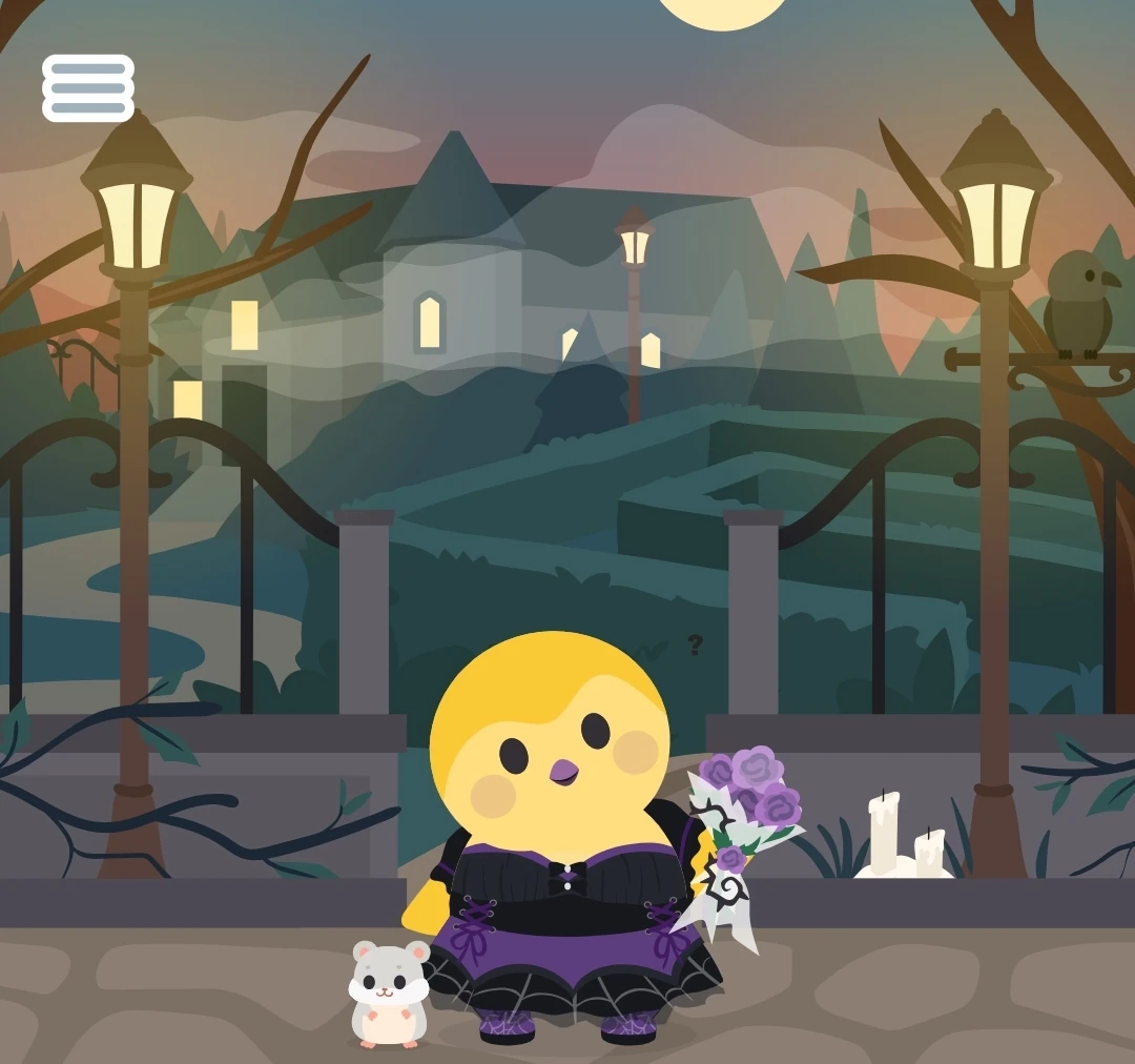 Midnight Manor (limited-time location) | Finch: Self Care Pet Wiki | Fandom