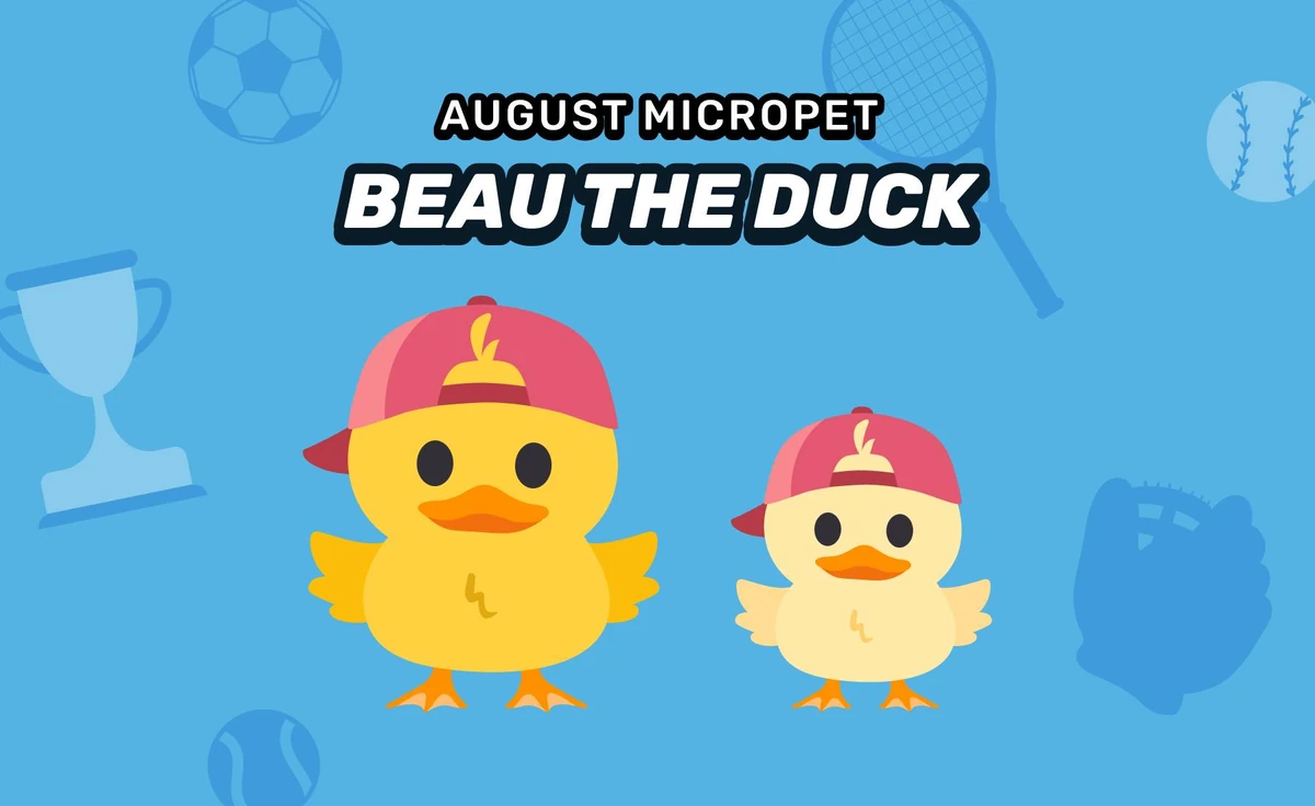 Beau the Duck | Finch: Self Care Pet Wiki | Fandom
