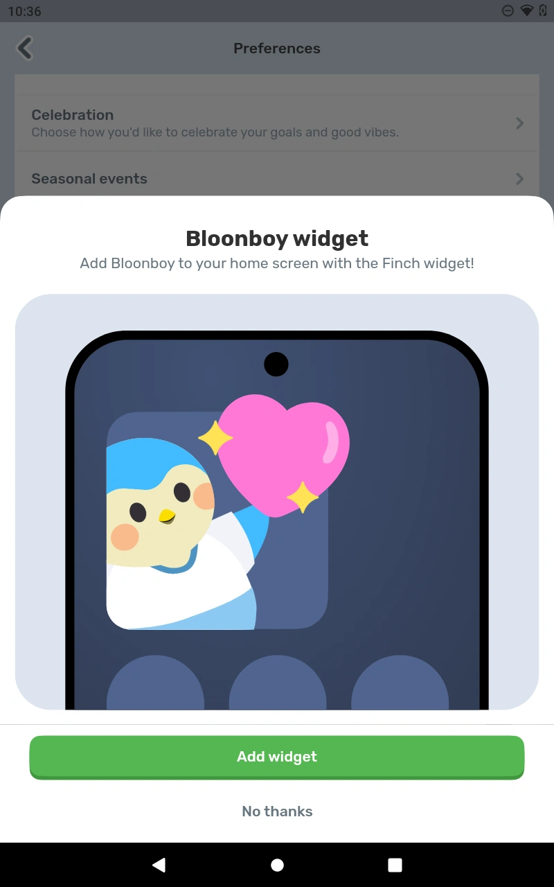 Widgets | Finch: Self Care Pet Wiki | Fandom