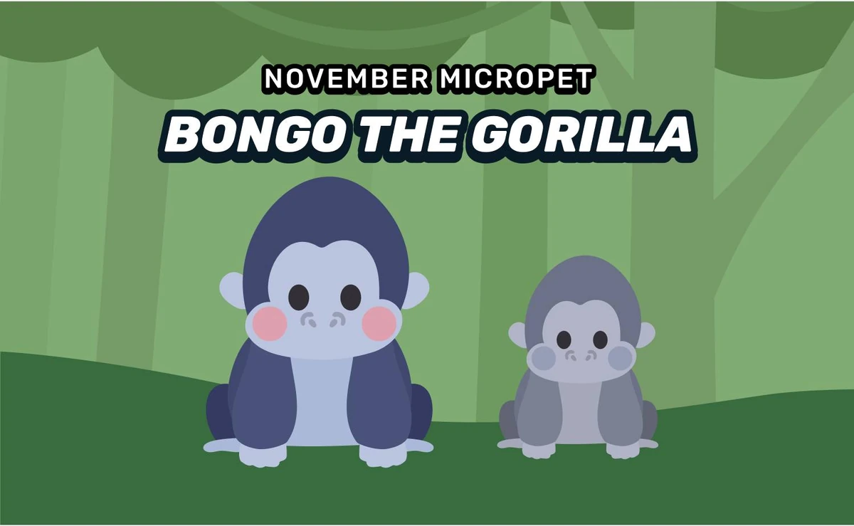 Bongo the Gorilla | Finch: Self Care Pet Wiki | Fandom