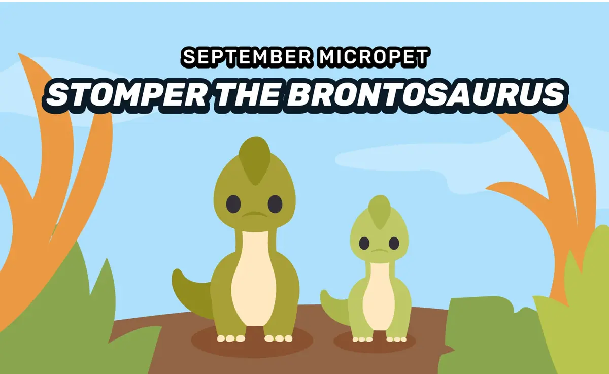 Stomper the Brontosaurus | Finch: Self Care Pet Wiki | Fandom